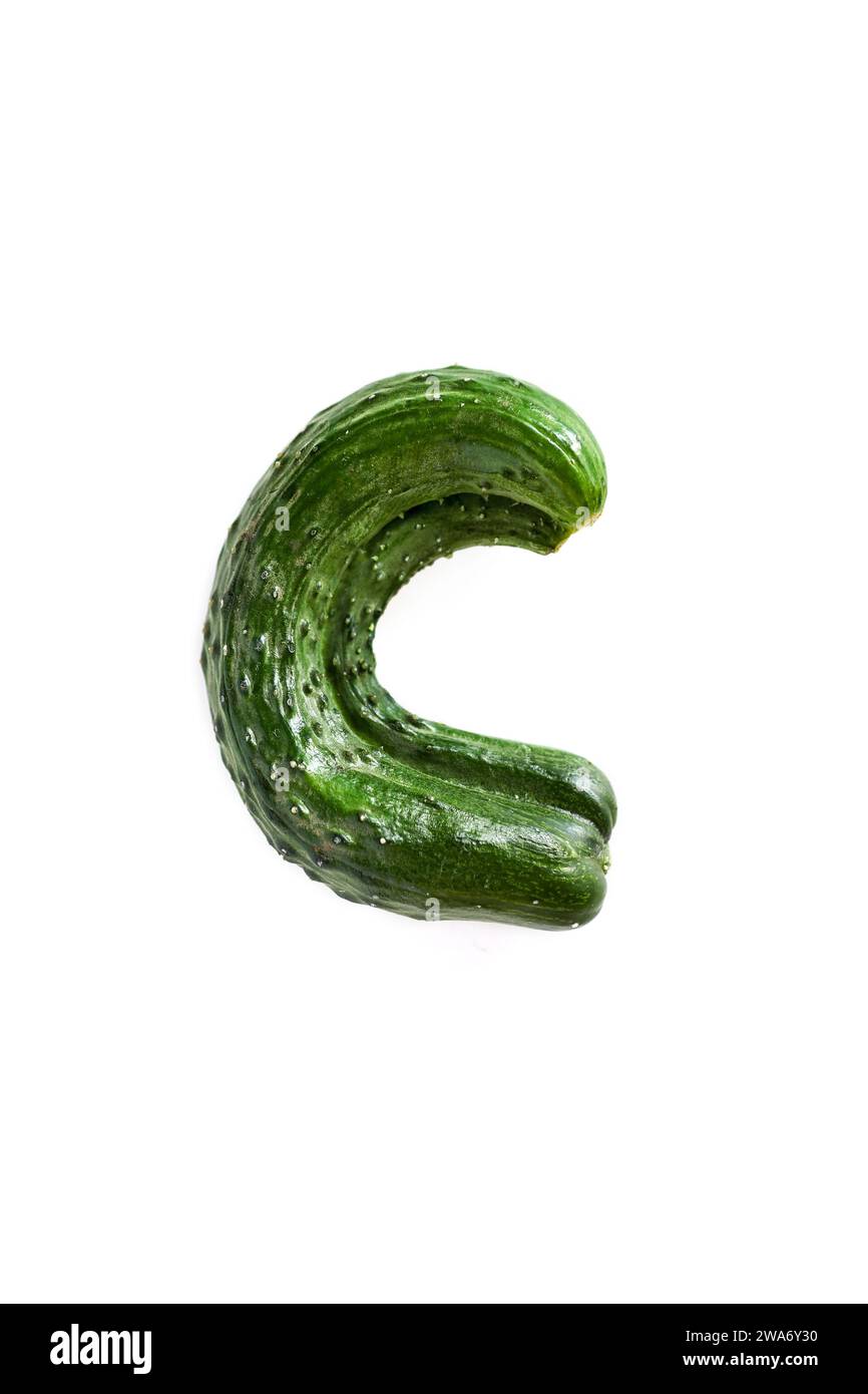 Food Alphabet: C ( because cucumbers are rich in vitamin C Stock Photo ...