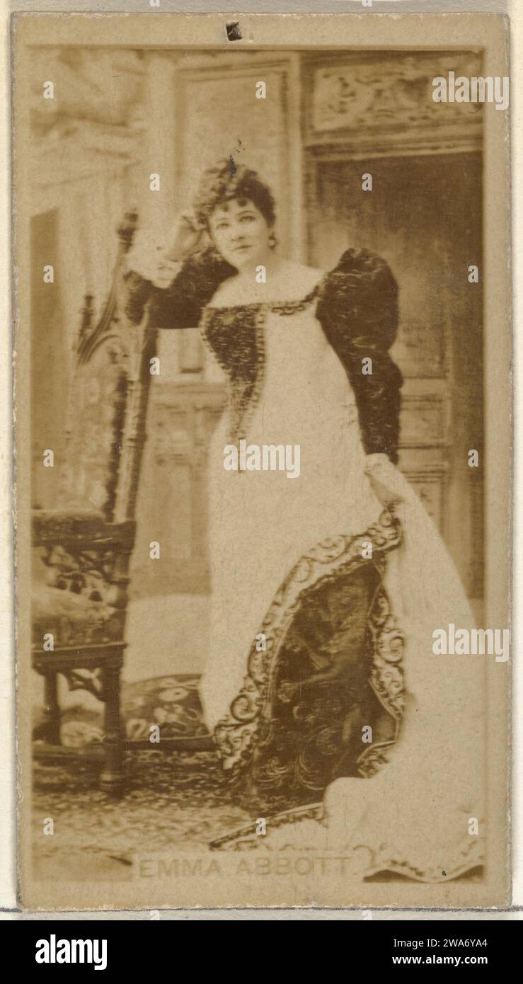 Emma Abbott, from the Actors and Actresses series (N145-8) issued by ...