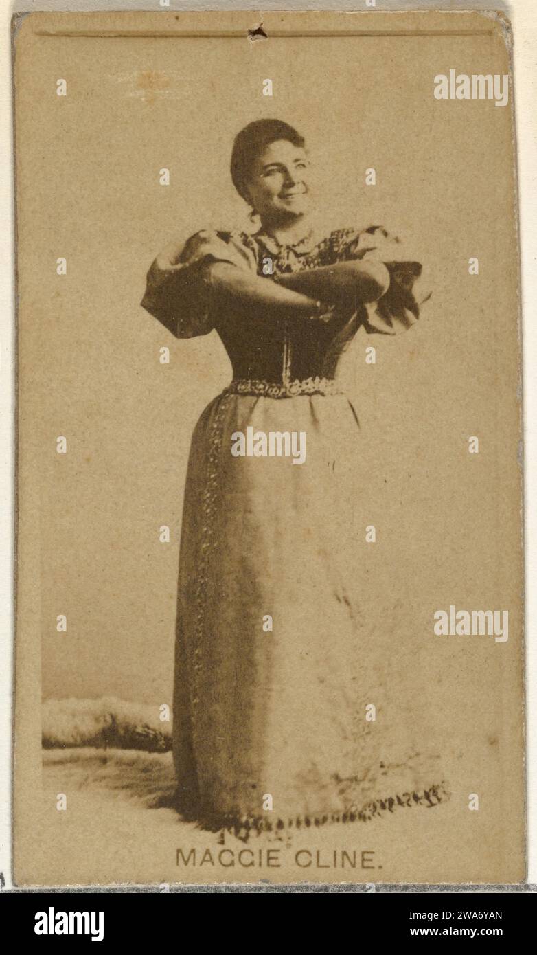 Maggie Cline, from the Actors and Actresses series (N145-8) issued by ...