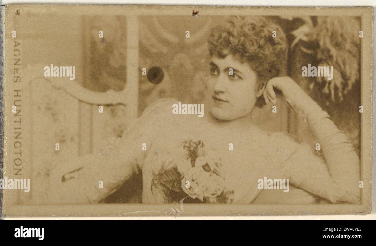 Agnes Huntington, from the Actors and Actresses series (N145-8) issued ...