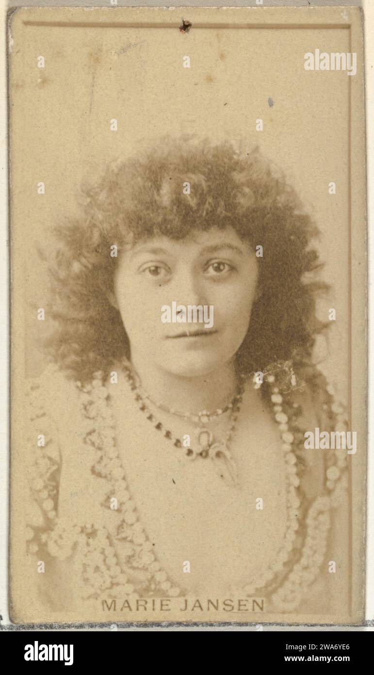 Marie Jansen, from the Actors and Actresses series (N145-8) issued by ...