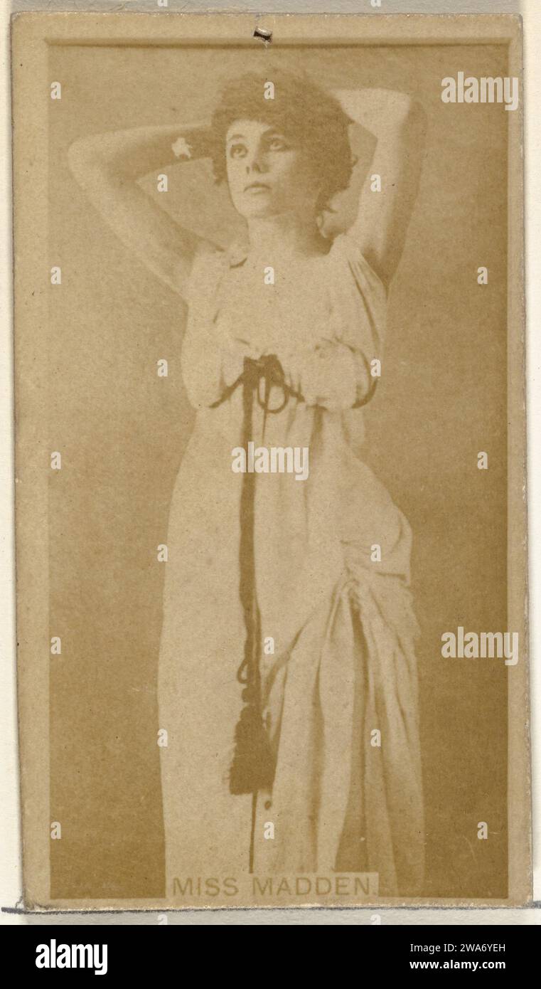 Miss Madden, from the Actors and Actresses series (N145-8) issued by ...