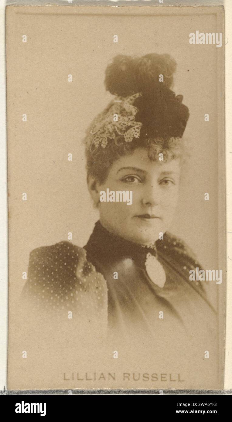 Lillian Russell, from the Actors and Actresses series (N145-8) issued ...