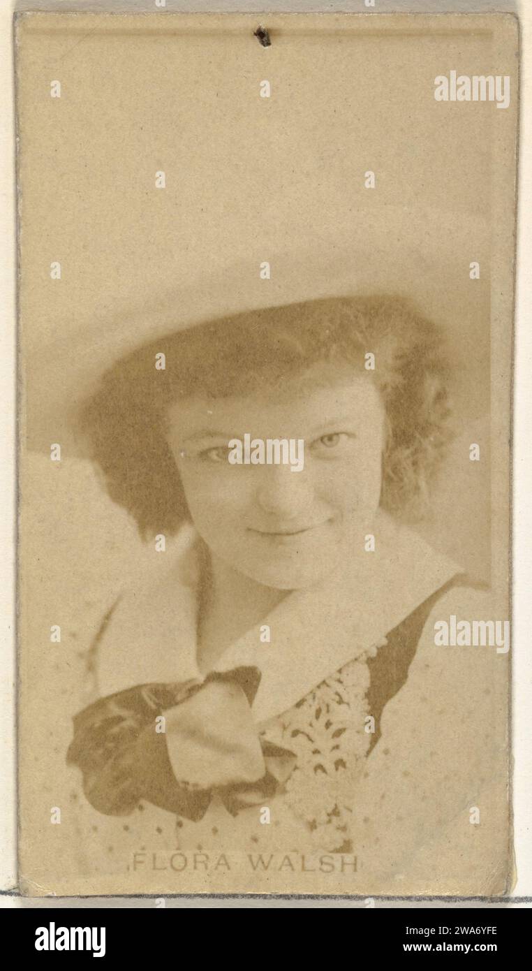 Flora Walsh, from the Actors and Actresses series (N145-8) issued by ...