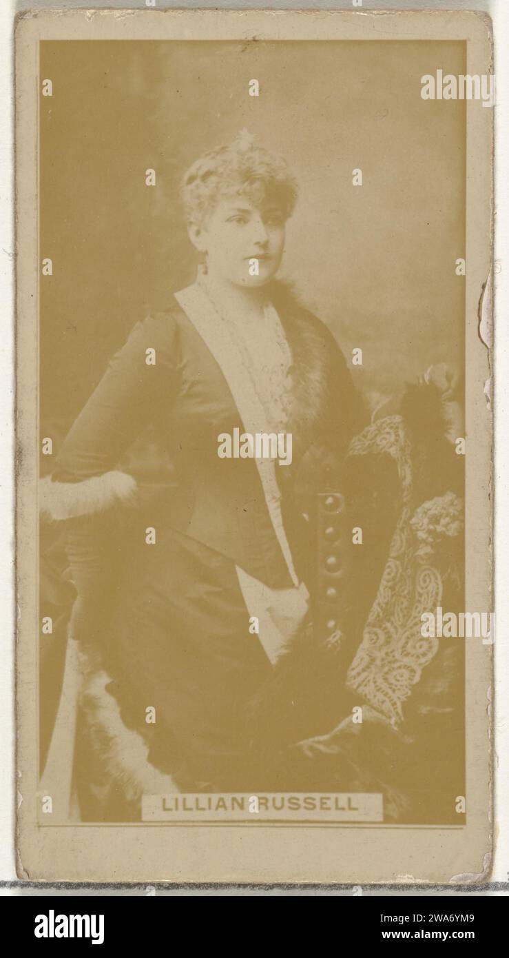Lillian Russell, from the Actors and Actresses series (N145-8) issued ...