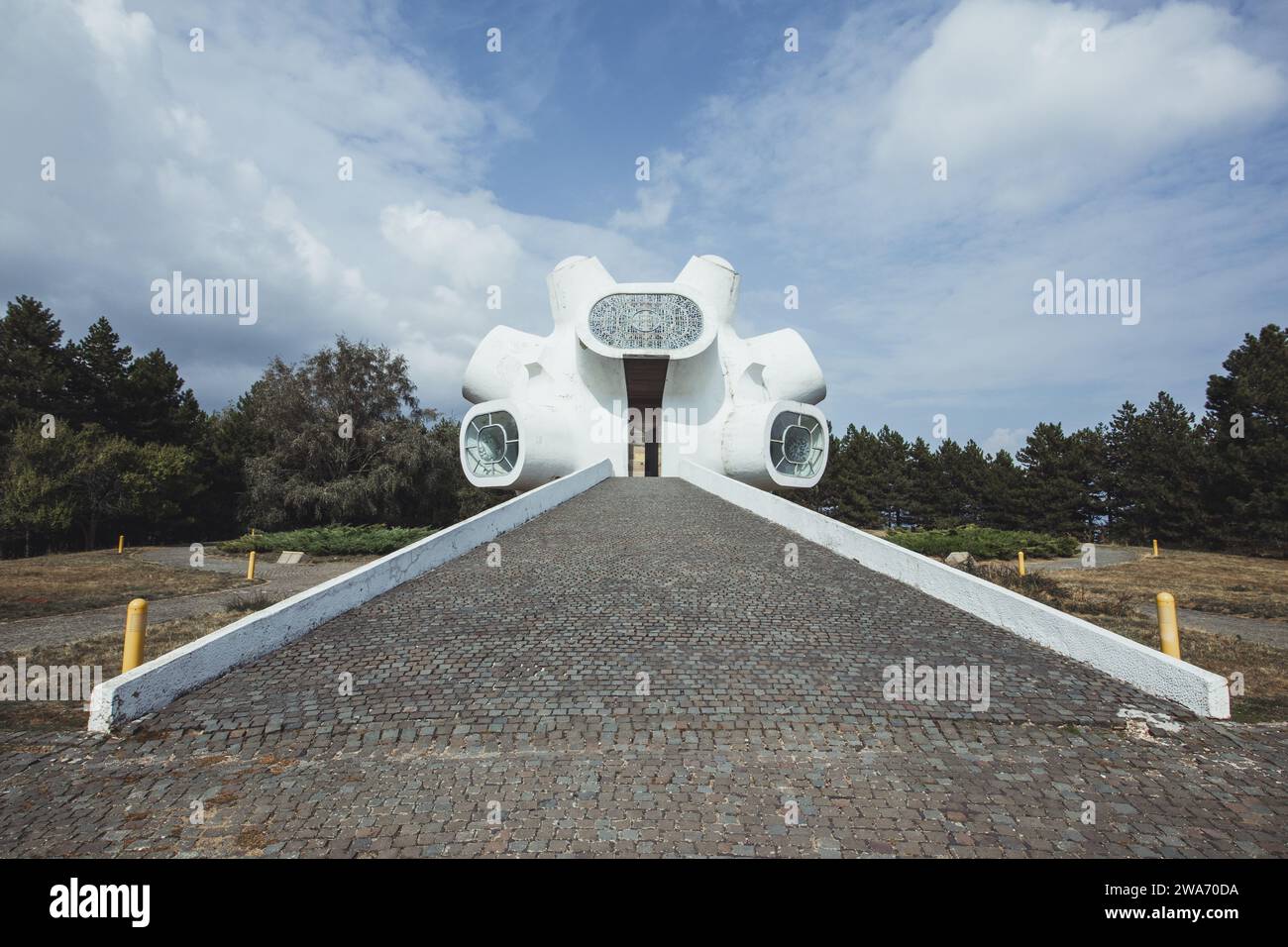 The Makedonium - Ilinden Monument - in the city of Kruševo in North ...