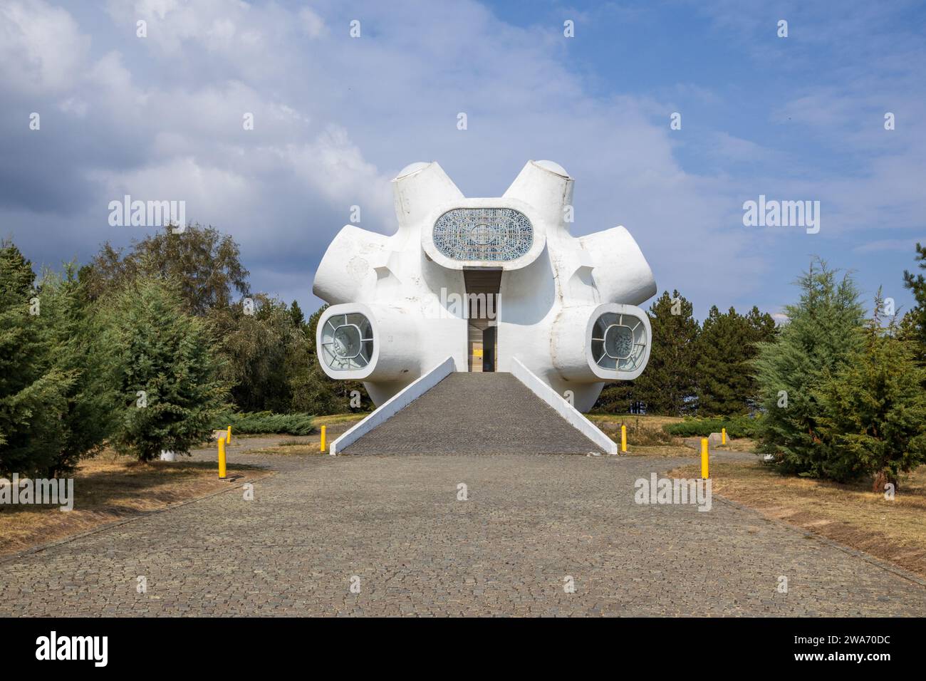 The Makedonium - Ilinden Monument - in the city of Kruševo in North ...