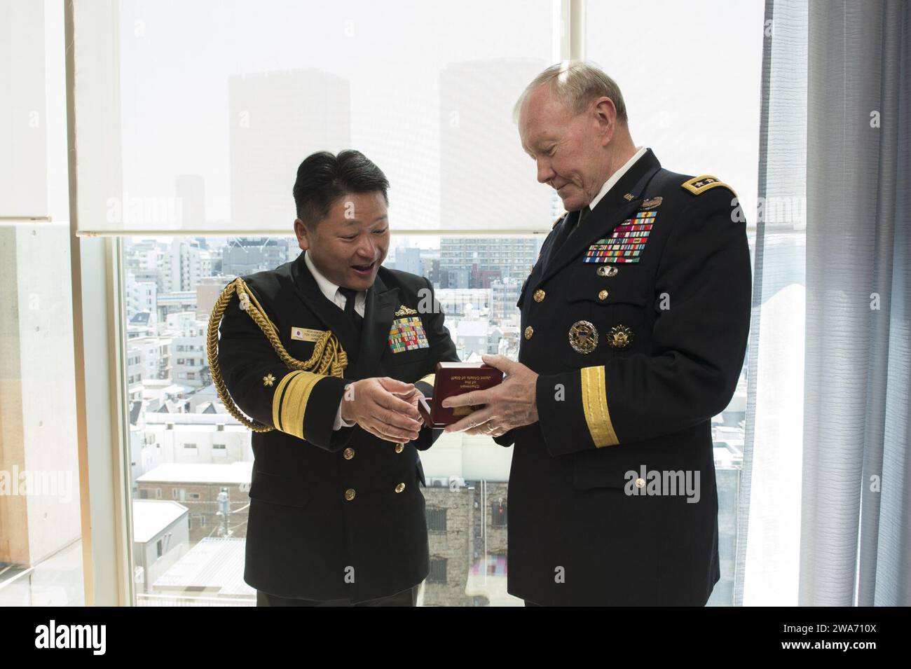US military forces. 18th Chairman of the Joint Chiefs of Staff Gen. Martin E. Dempsey give a ...
