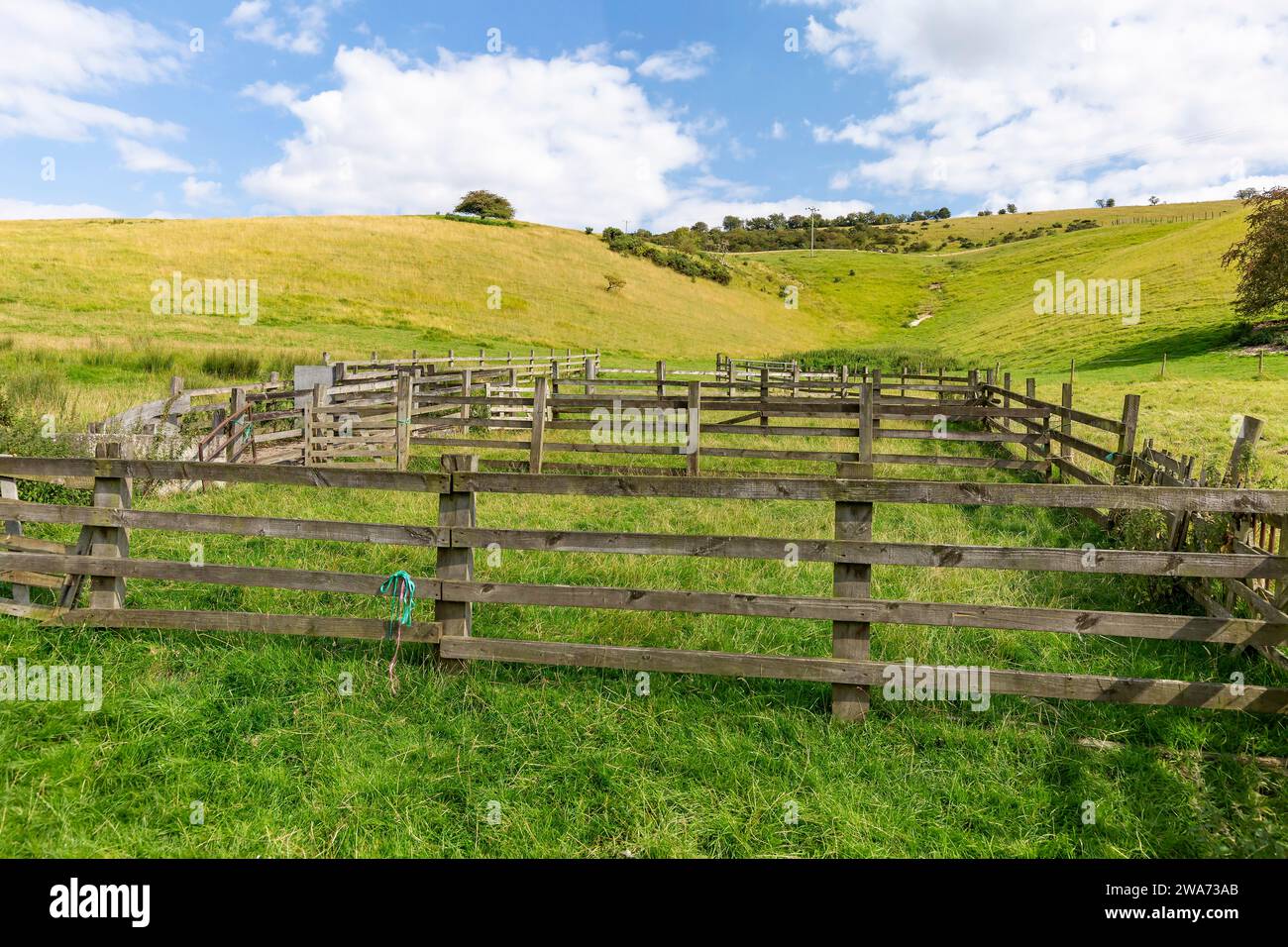 Farm Buildings with stables Stock Photo - Alamy