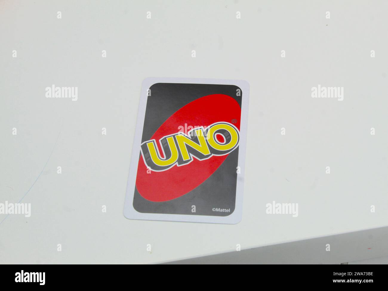 Dublin, Ireland - January 3rd 2024: A photo of a pack of UNO playing ...