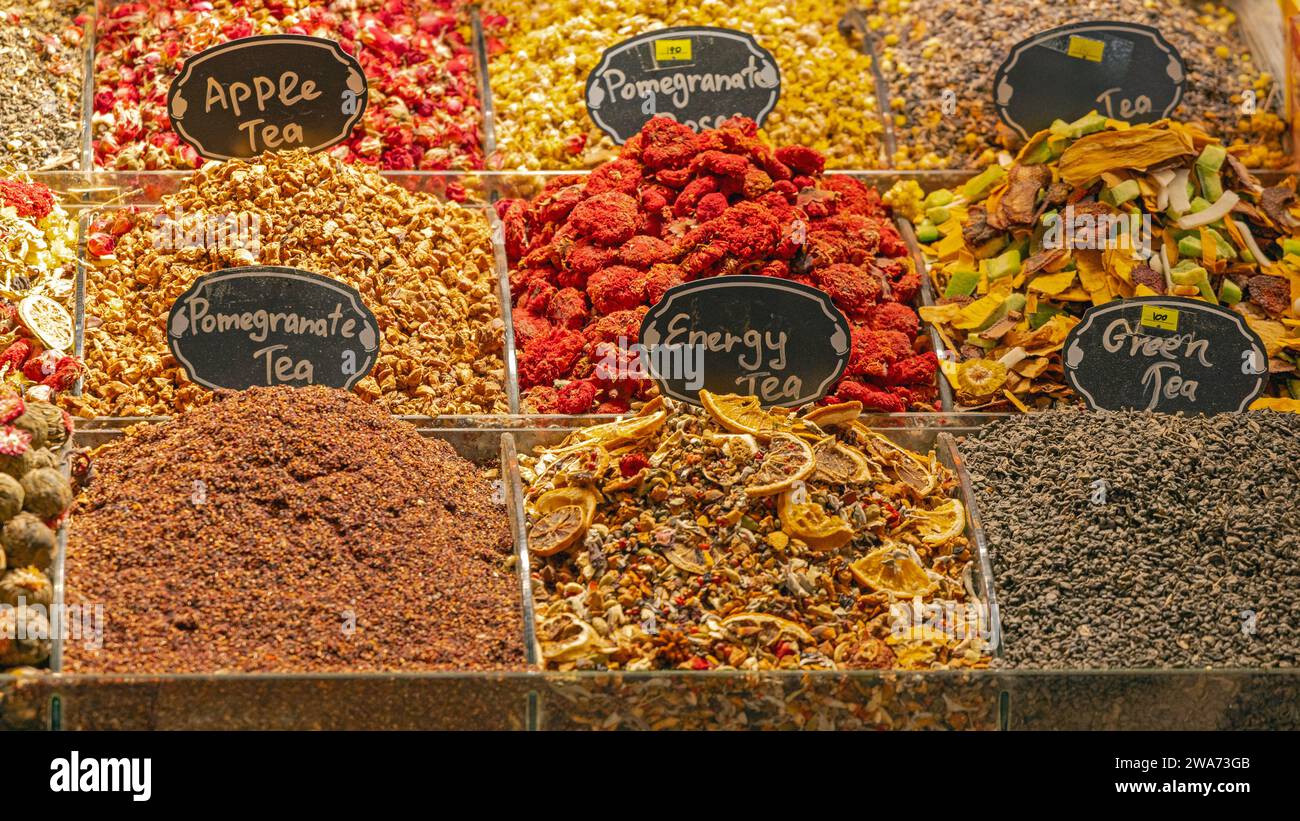 Dried tea china market hi-res stock photography and images - Alamy