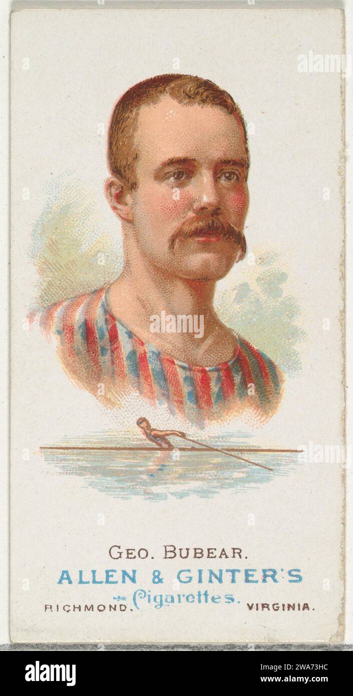 George Bubear, Oarsman, from World's Champions, Series 1 (N28) for ...