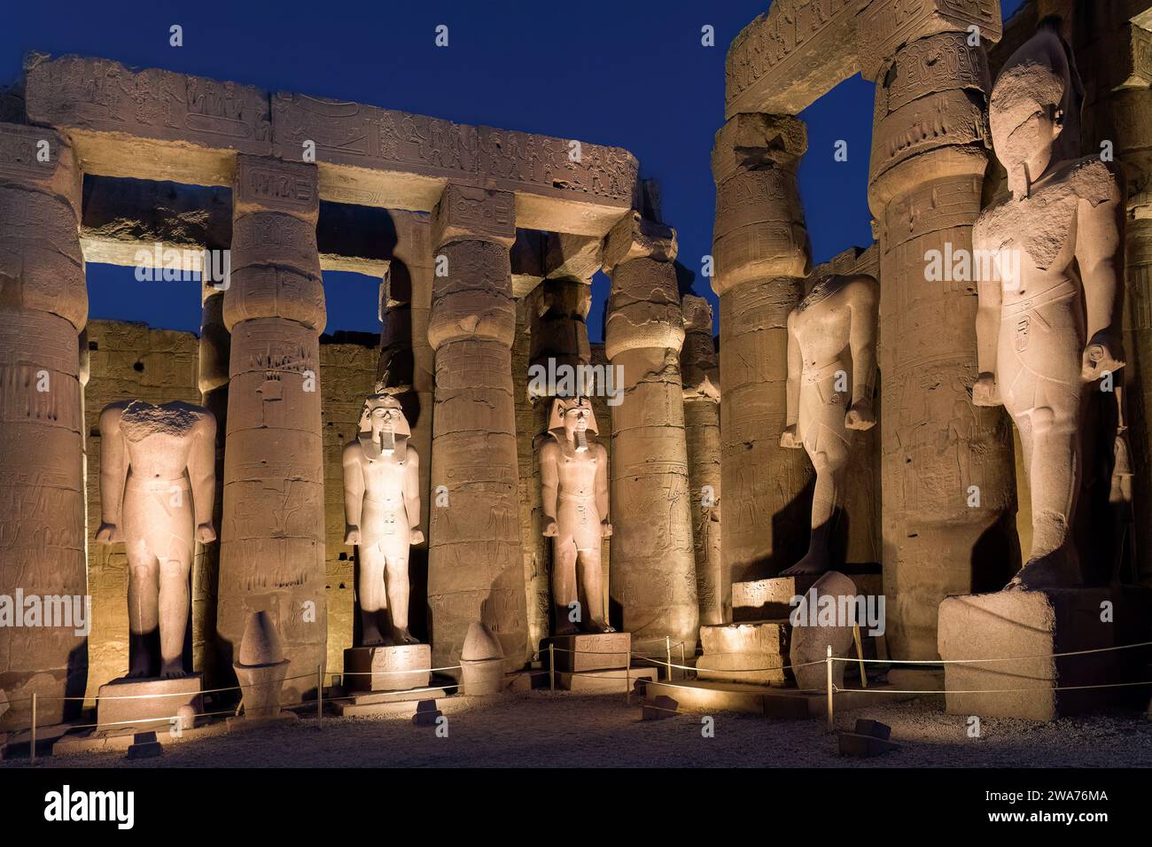 The ancient egyptian temple of the royal temple the temple hi-res stock ...