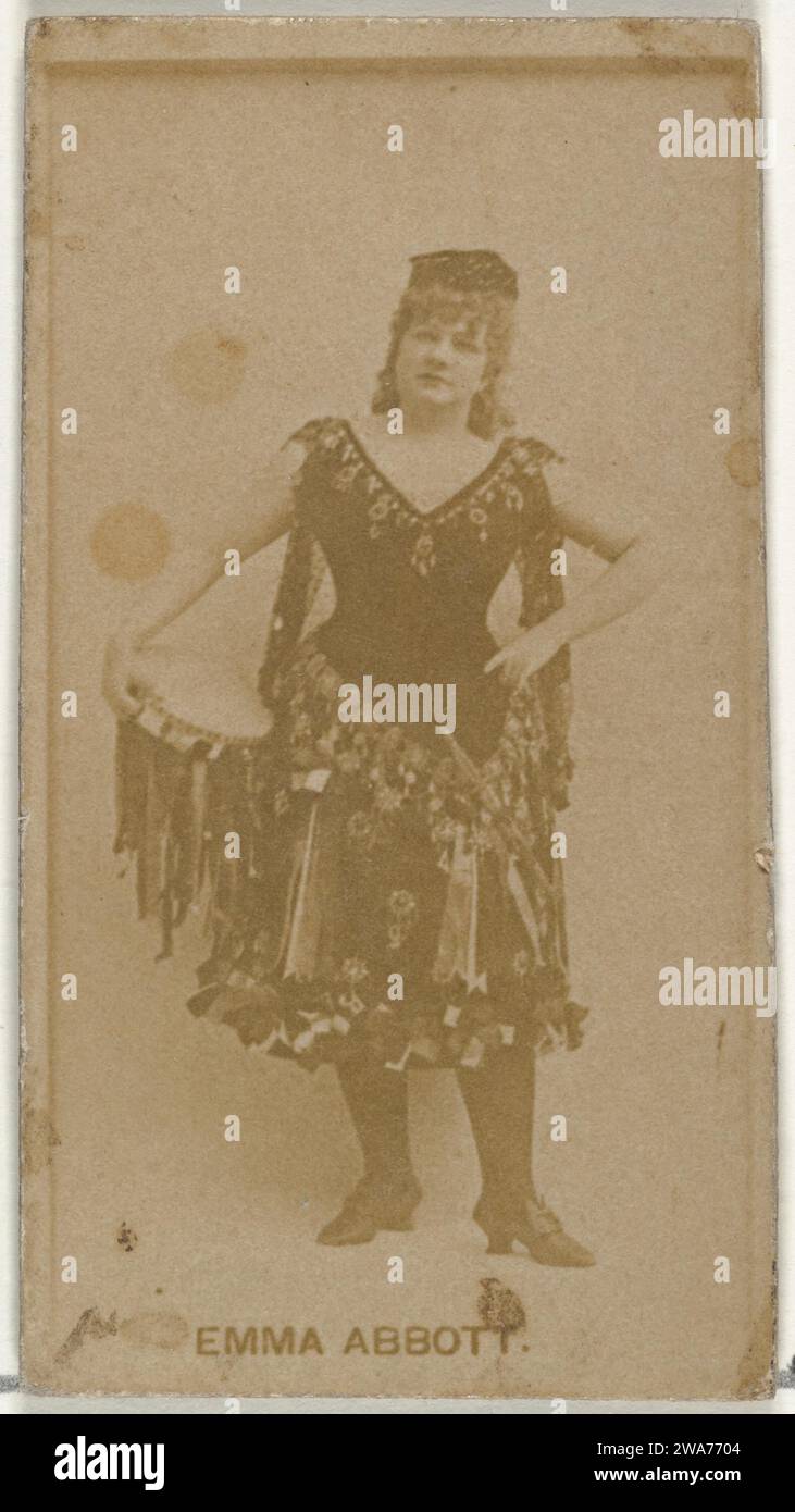Emma Abbott, from the Actors and Actresses series (N145-8) issued by ...