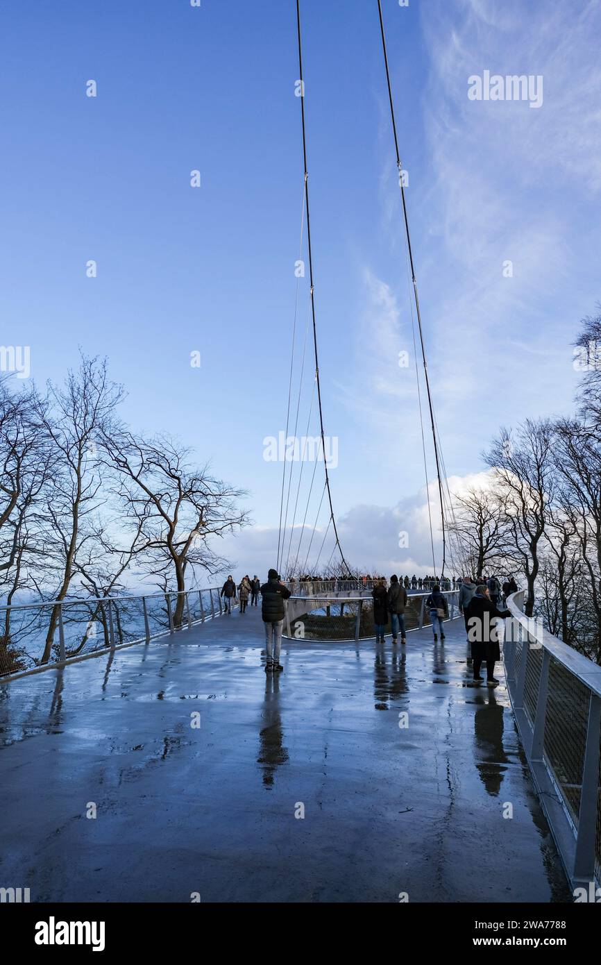 Sassnitz, Germany. 29th Dec, 2023. Numerous visitors come to see the ...