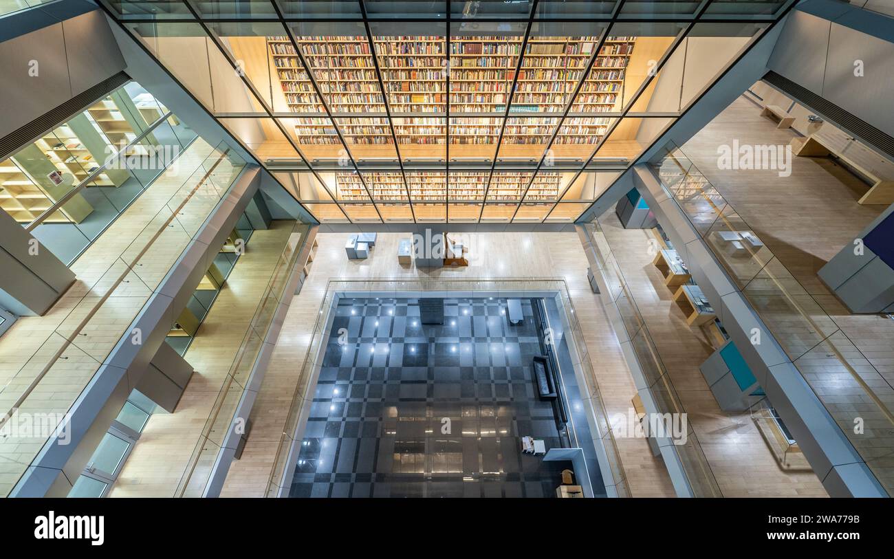 Riga, Latvia. 29th Dec, 2023. Interior view of the Latvian National ...