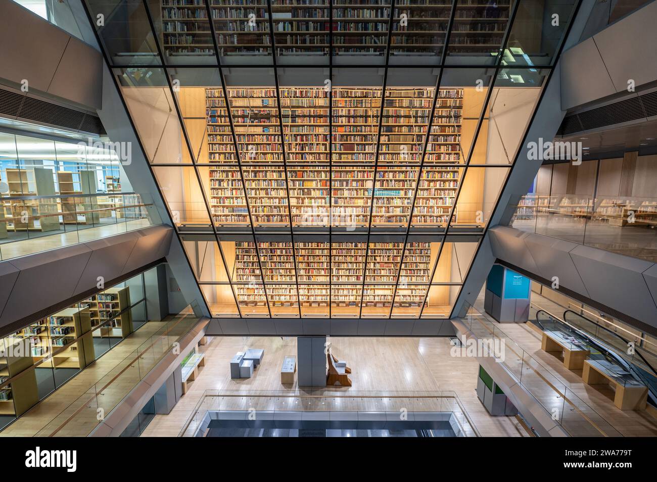 Riga, Latvia. 29th Dec, 2023. Interior view of the Latvian National ...