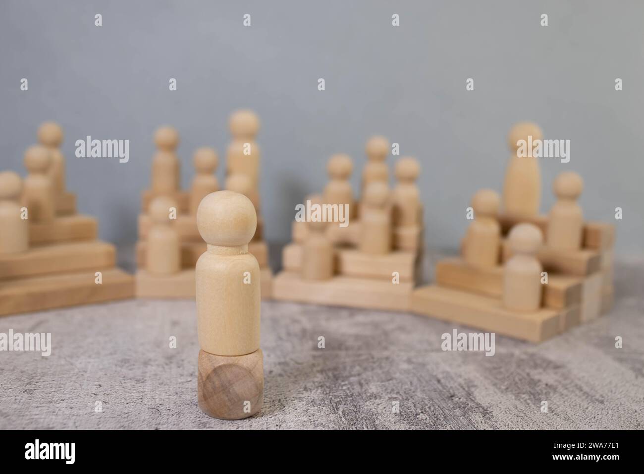 miniature people of a politician , president Stock Photo - Alamy