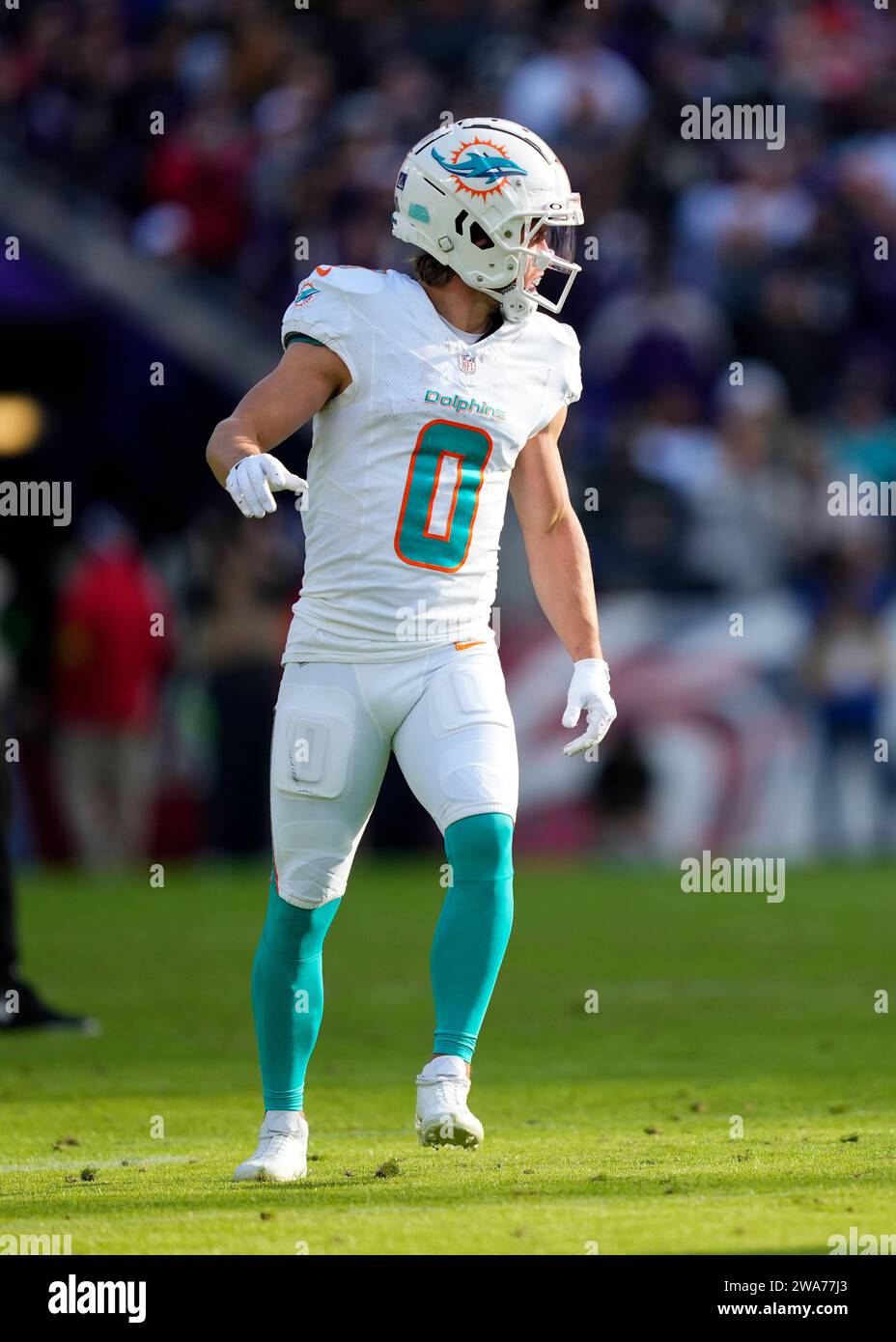 Miami Dolphins' Braxton Berrios in action during an NFL football game ...
