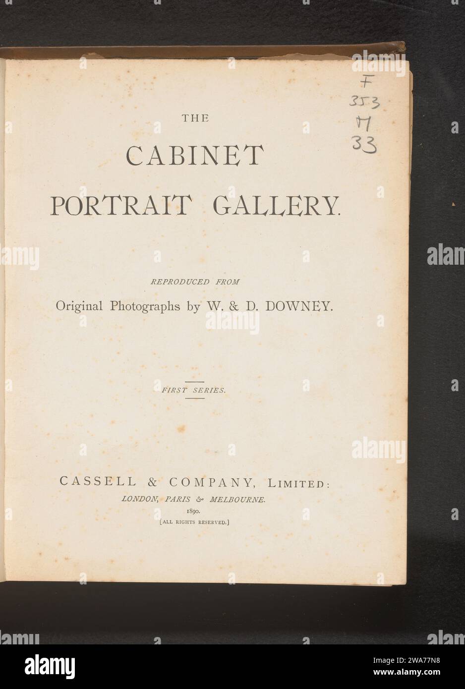 The cabinet portrait gallery : reproduced from original photographs by ...
