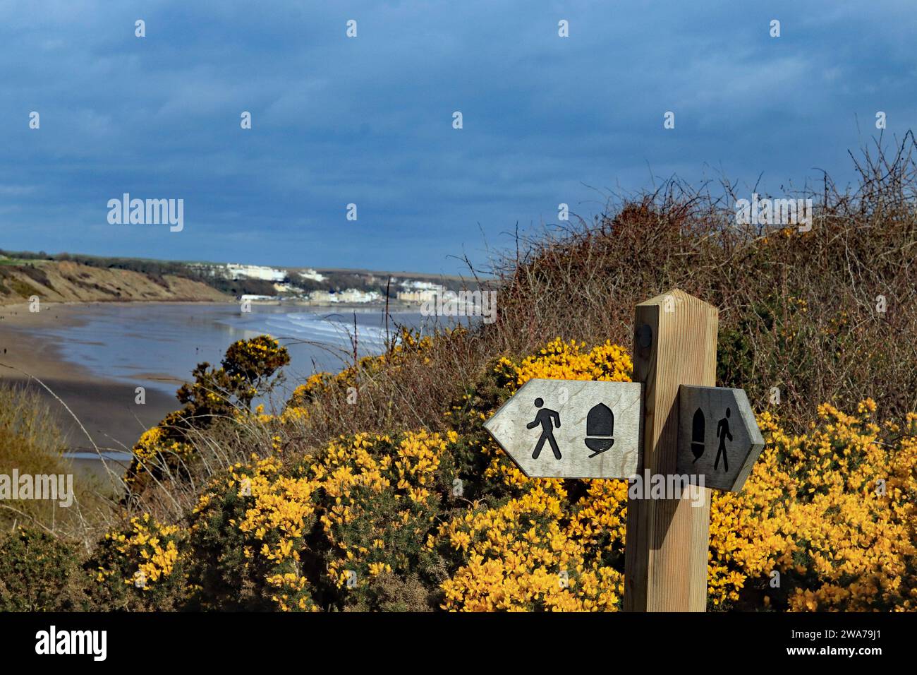 Flat cliffs, filey yorkshire hi-res stock photography and images - Alamy