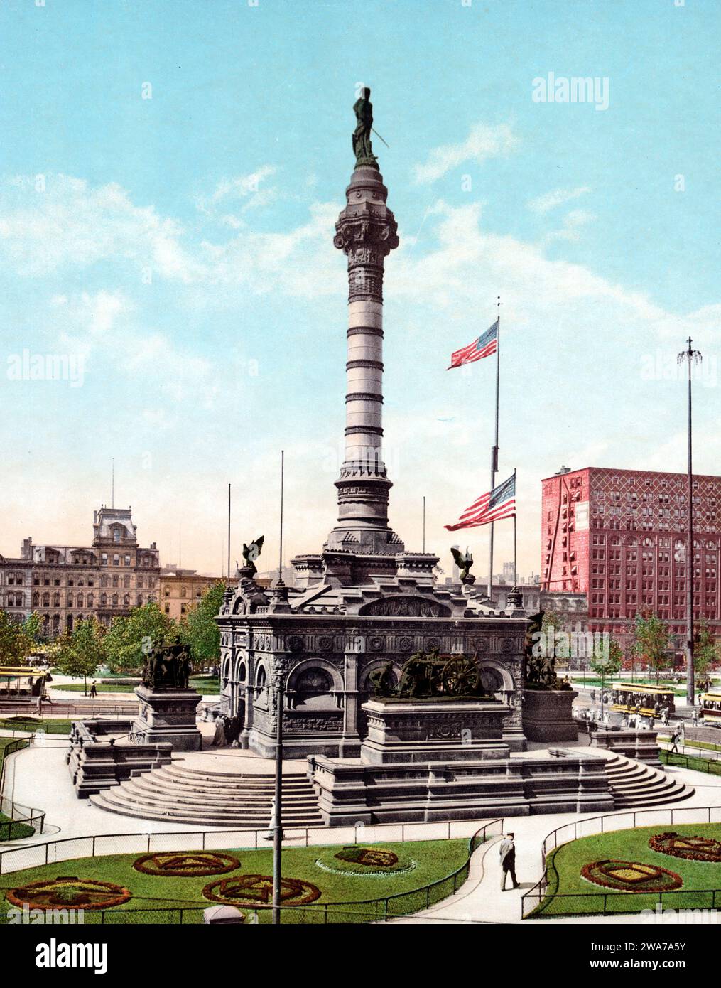 Soldiers and Sailors Monument, Cleveland, Ohio, Vereinigte Staaten ...