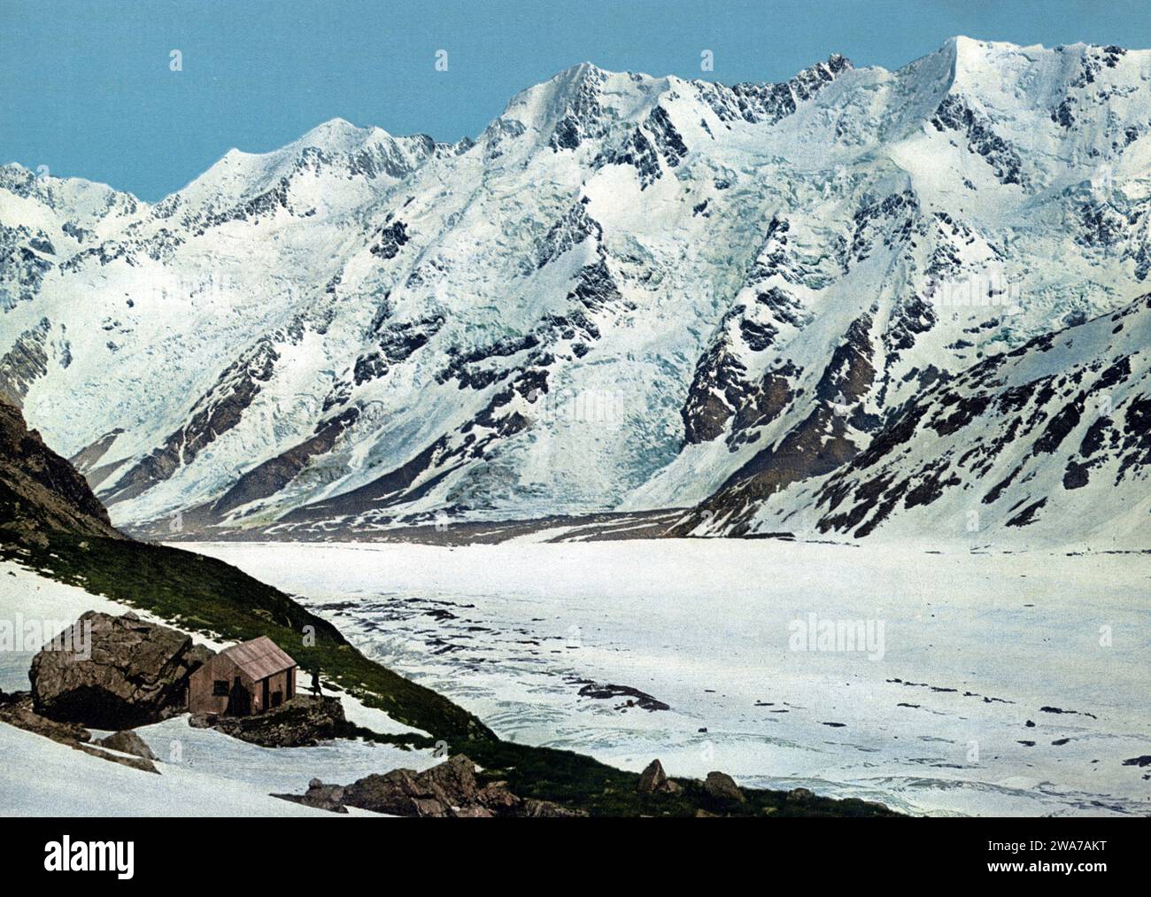 Glacier, Malte Brun ist der höchste Gipfel der Malte Brun Range, die ...