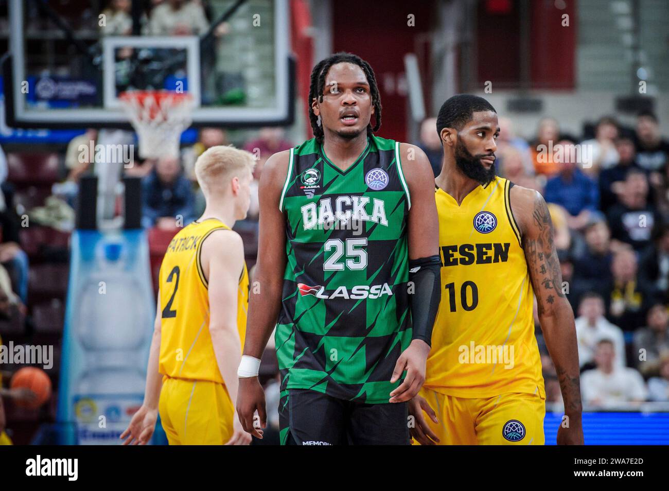 Ludwigsburg, Deutschland. 02nd Jan, 2024. Josh Carlton (Daruessafaka ...