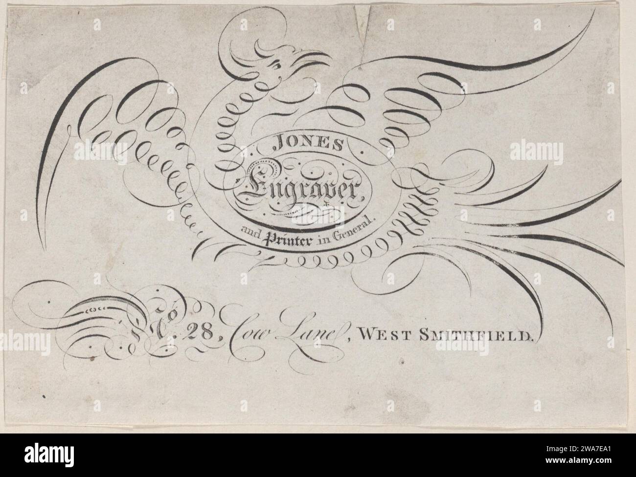 Trade Card for Jones, Engraver and Printer 1926 by Anonymous, British ...