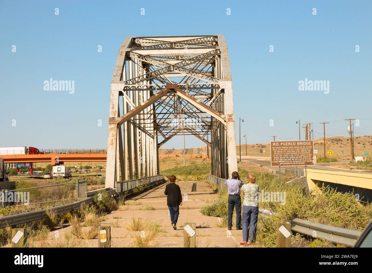 Route 66 - Rio Puerco Bridge Stock Photo - Alamy