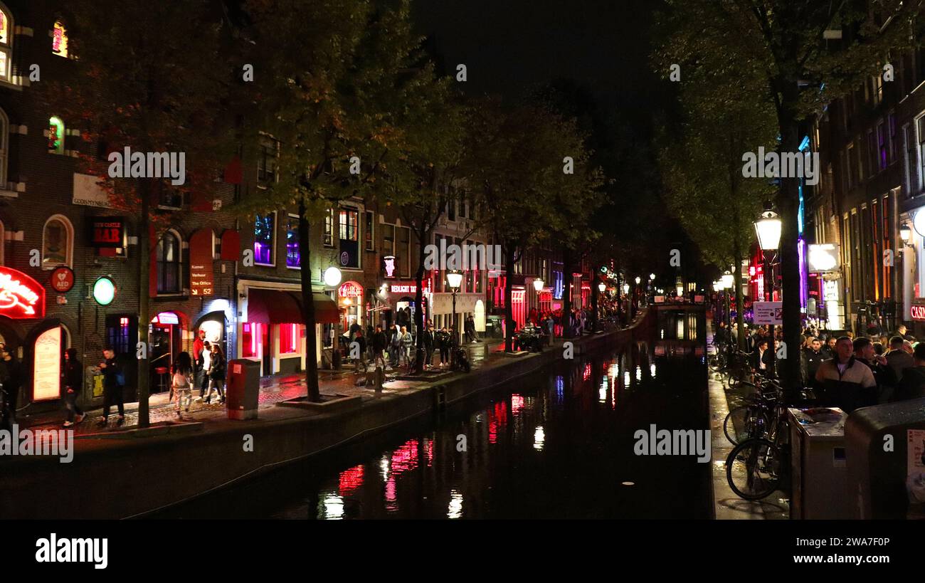 Red light district Amsterdam Netherlands Europe Stock Photo - Alamy