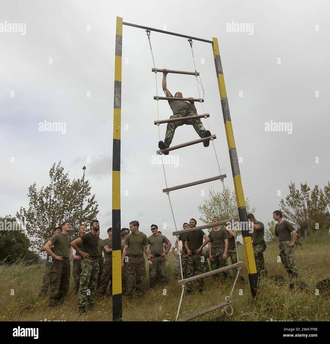 US military forces. The U.S. Marine Corps and Portuguese Marine Corps ...