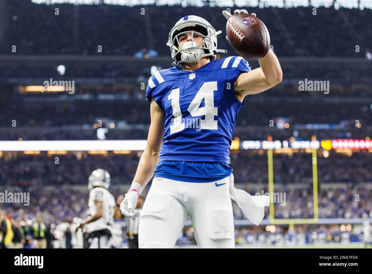 Indianapolis, Indiana, USA. 31st Dec, 2023. Indianapolis Colts wide ...