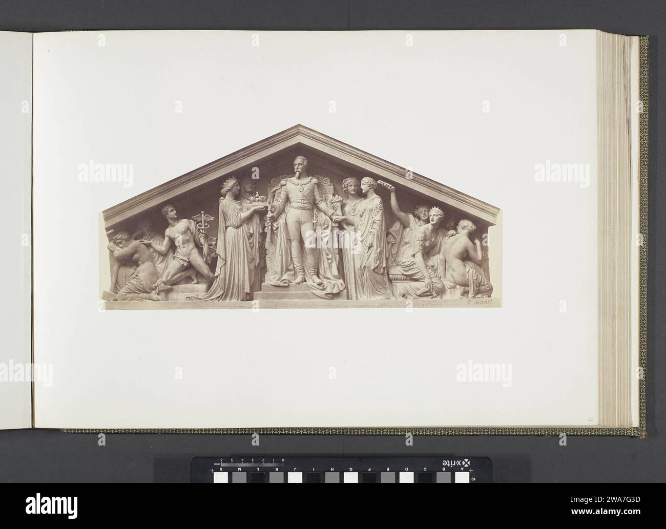 GIPS Model for the pediment of the Pavillon Denon by Pierre Charles ...