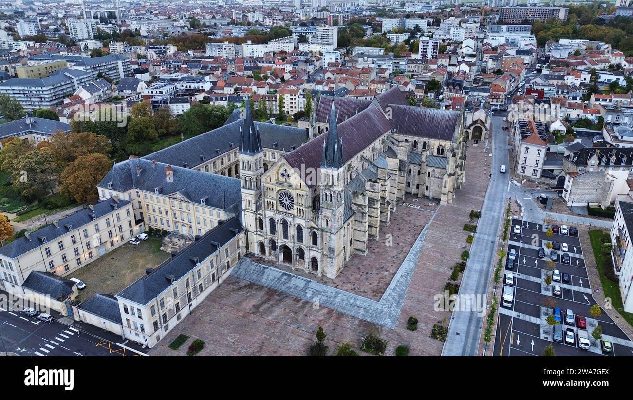 Drone photo saint remi basilica hi-res stock photography and images - Alamy