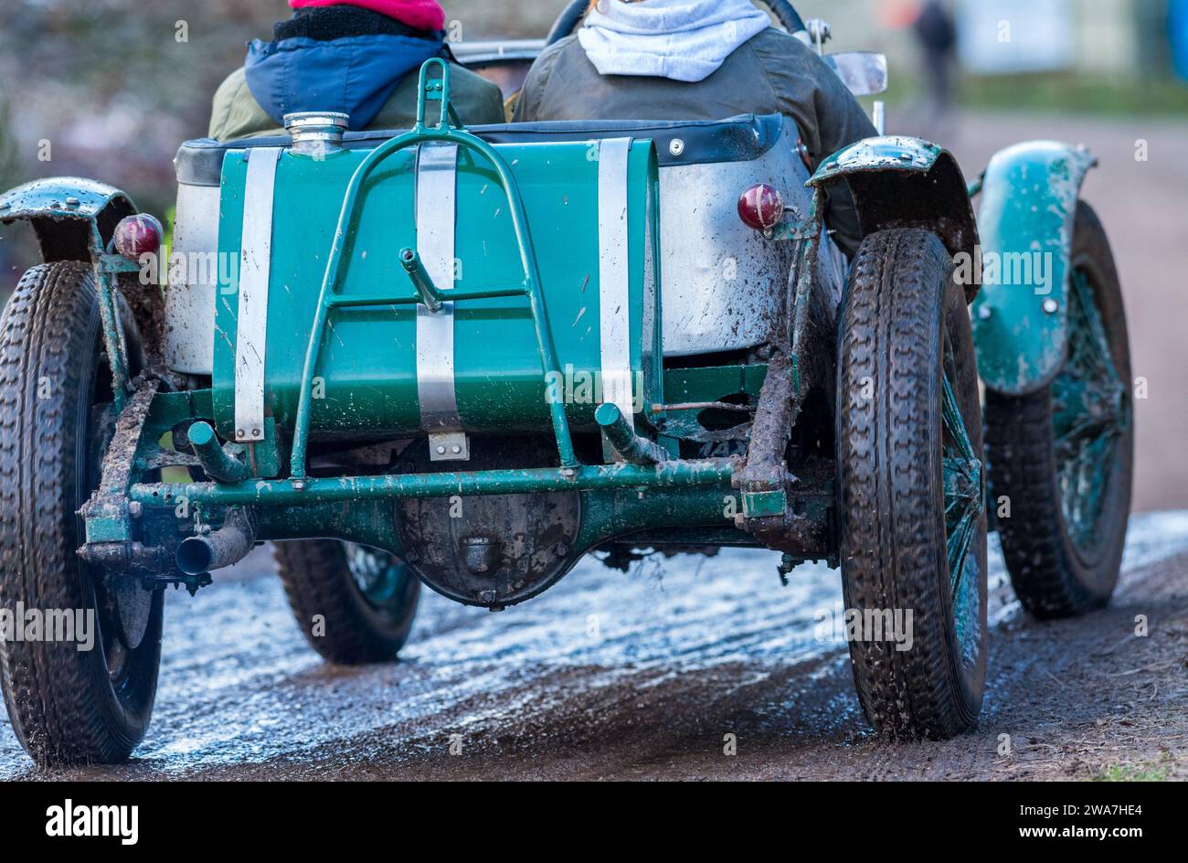 The Pre War Austin 7 car club members taking part in the Dave Wilcox ...