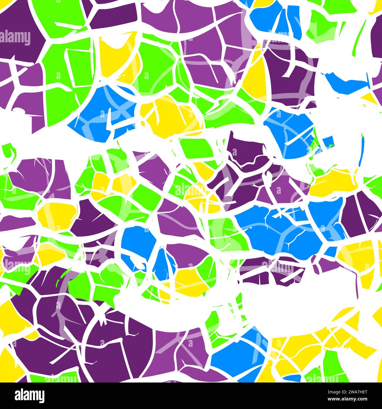 Distress Grunge Texture. Cracks colored seamless pattern. hand drawing ...