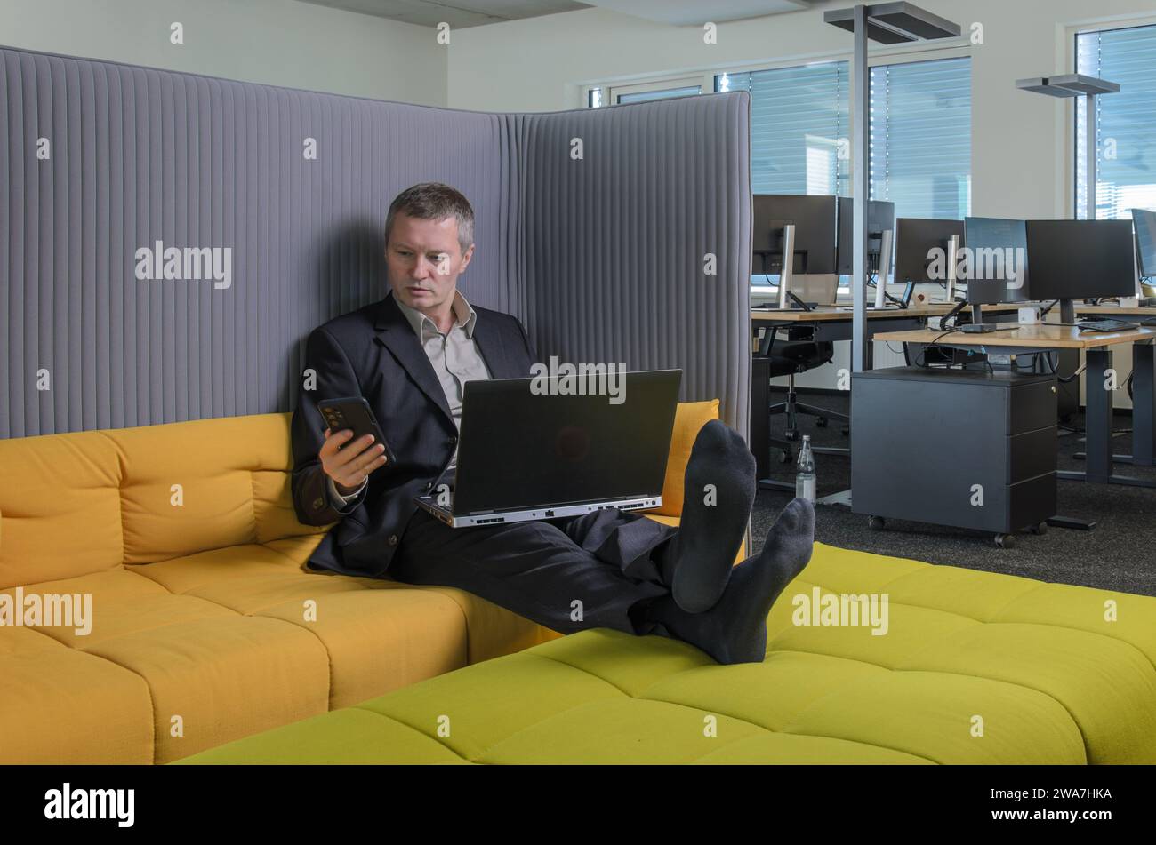 Workspace separation hi-res stock photography and images - Alamy