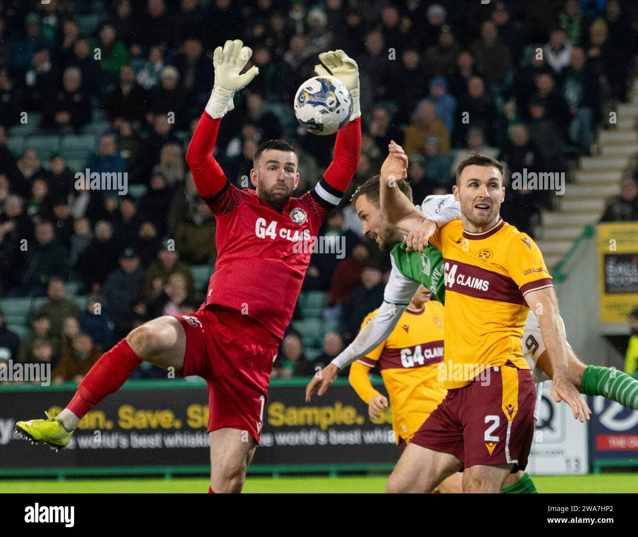 Edinburgh, UK. 02nd Jan, 2024. Scottish Premiership - Hibernian FC v ...