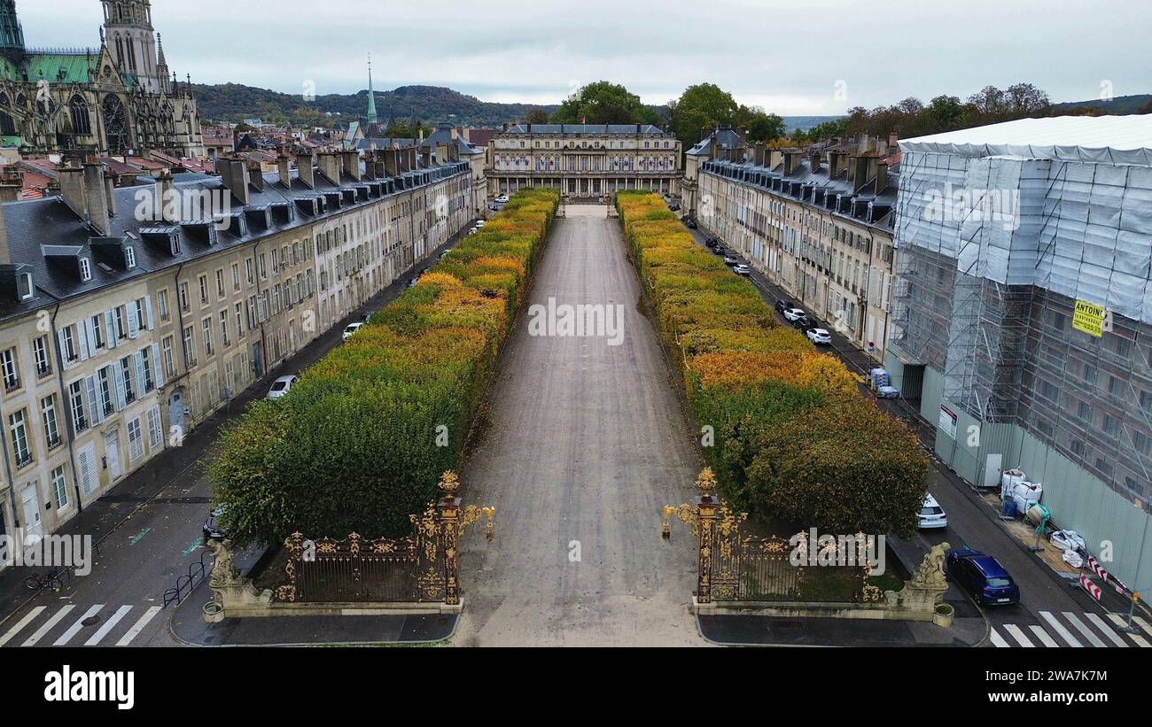 drone photo Place de la Carrière Nancy France Europe Stock Photo - Alamy