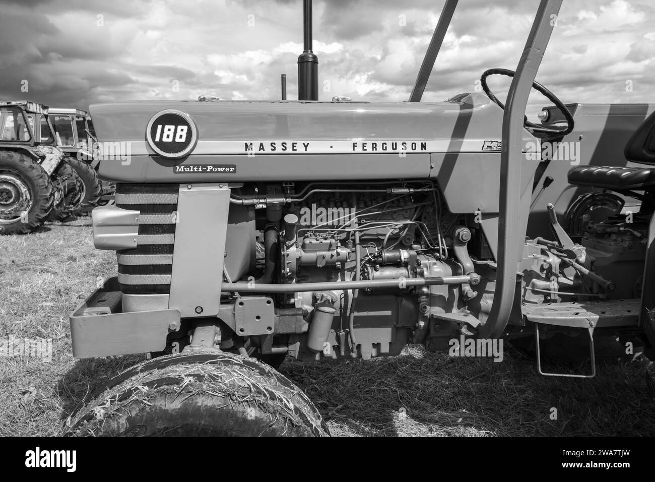 Classic ferguson tractor Black and White Stock Photos & Images - Alamy