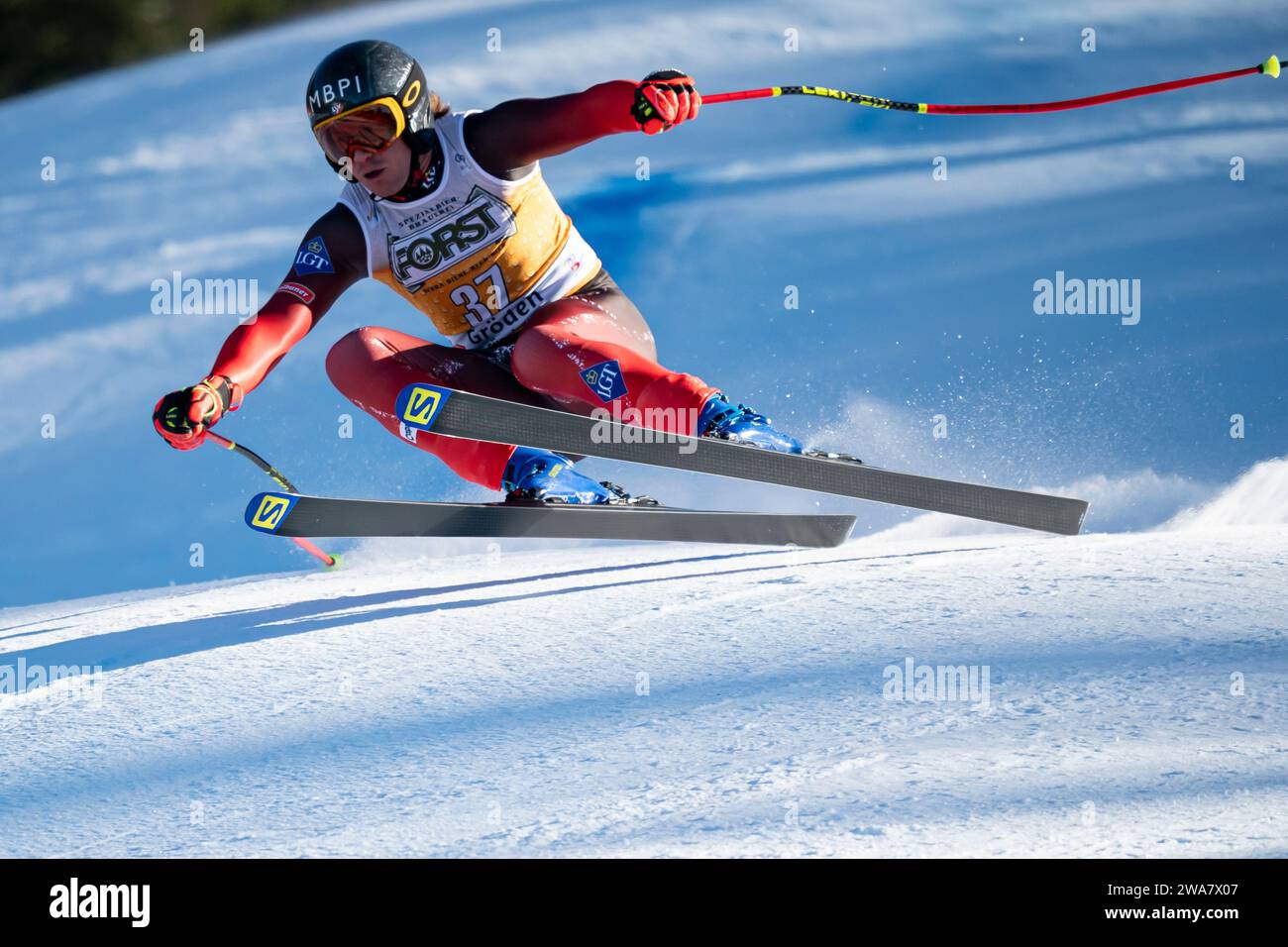 Val Gardena, Italy. 16th Dec, 2023 PFIFFNER Marco (LIE) competing in ...