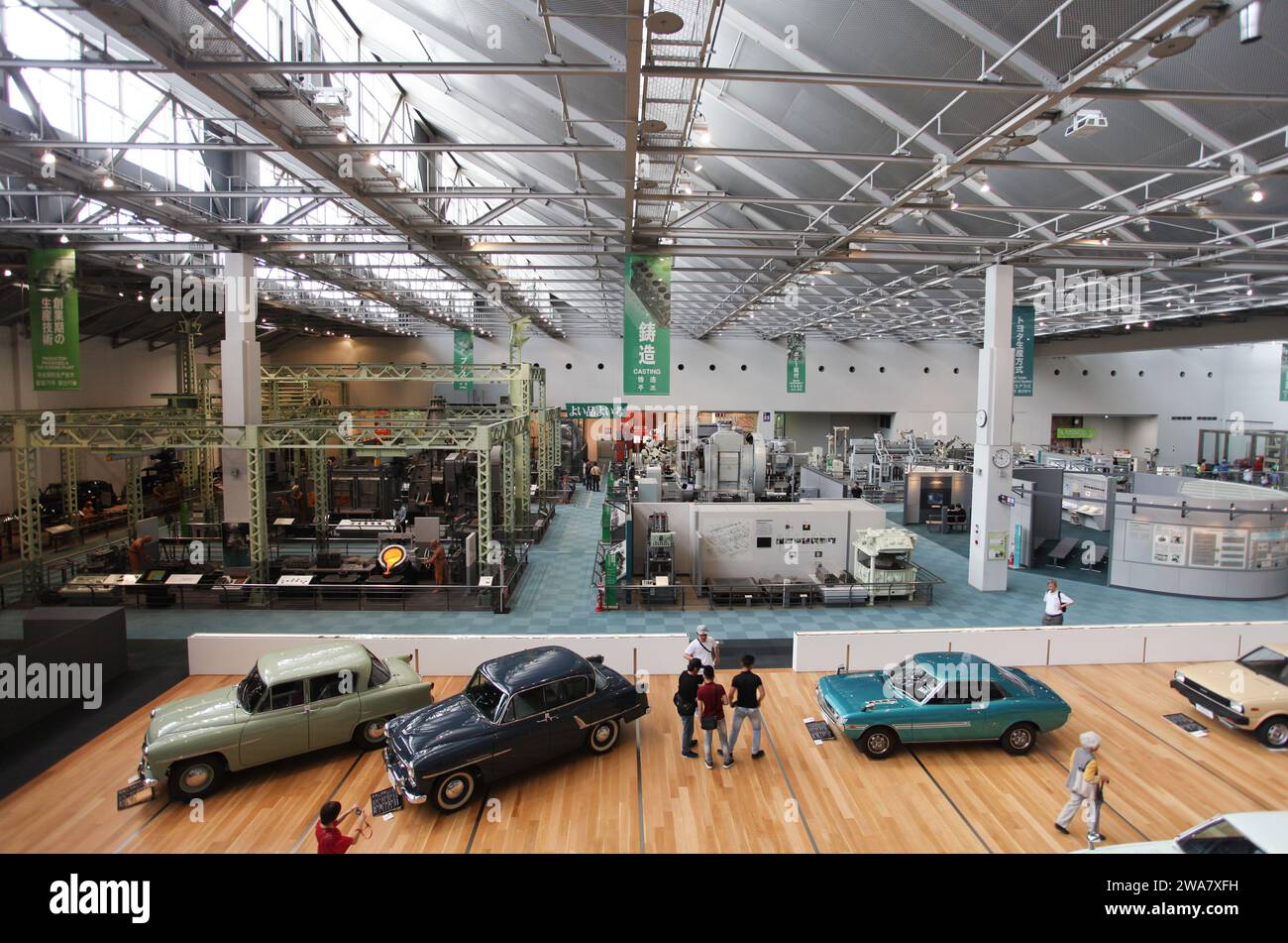 Inside the Toyota Commemorative Museum of Industry and Technology in ...