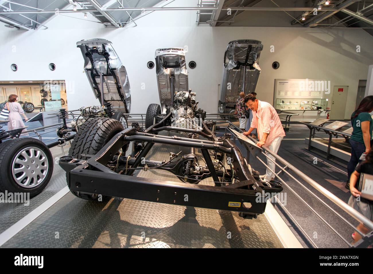 Inside the Toyota Commemorative Museum of Industry and Technology in ...