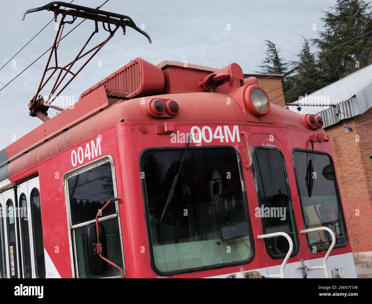 Madrid, Spain. 02nd Jan, 2024. Renfe series 442 narrow gauge train ...