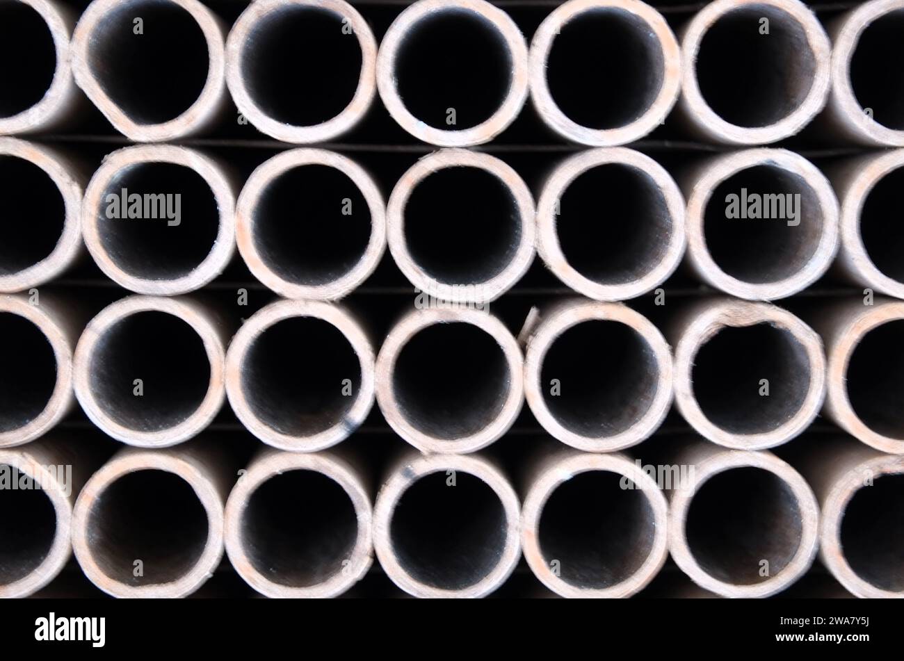 Used fireworks firecrackers lying on floor after exploding in ...