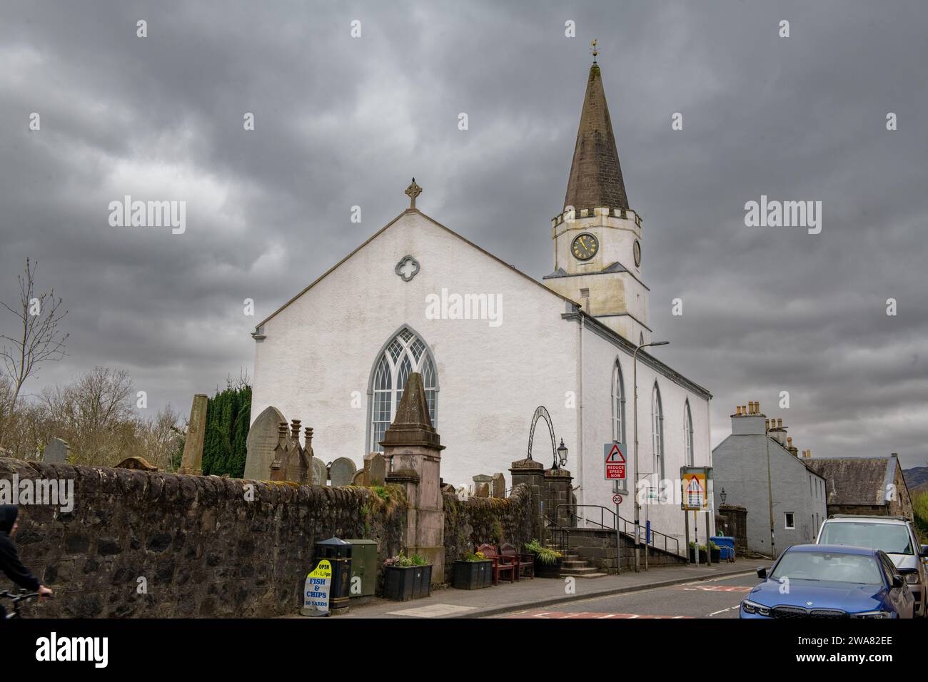 Comrie Community Centre, Comrie, Perthshire, Scotland, UK Stock Photo ...