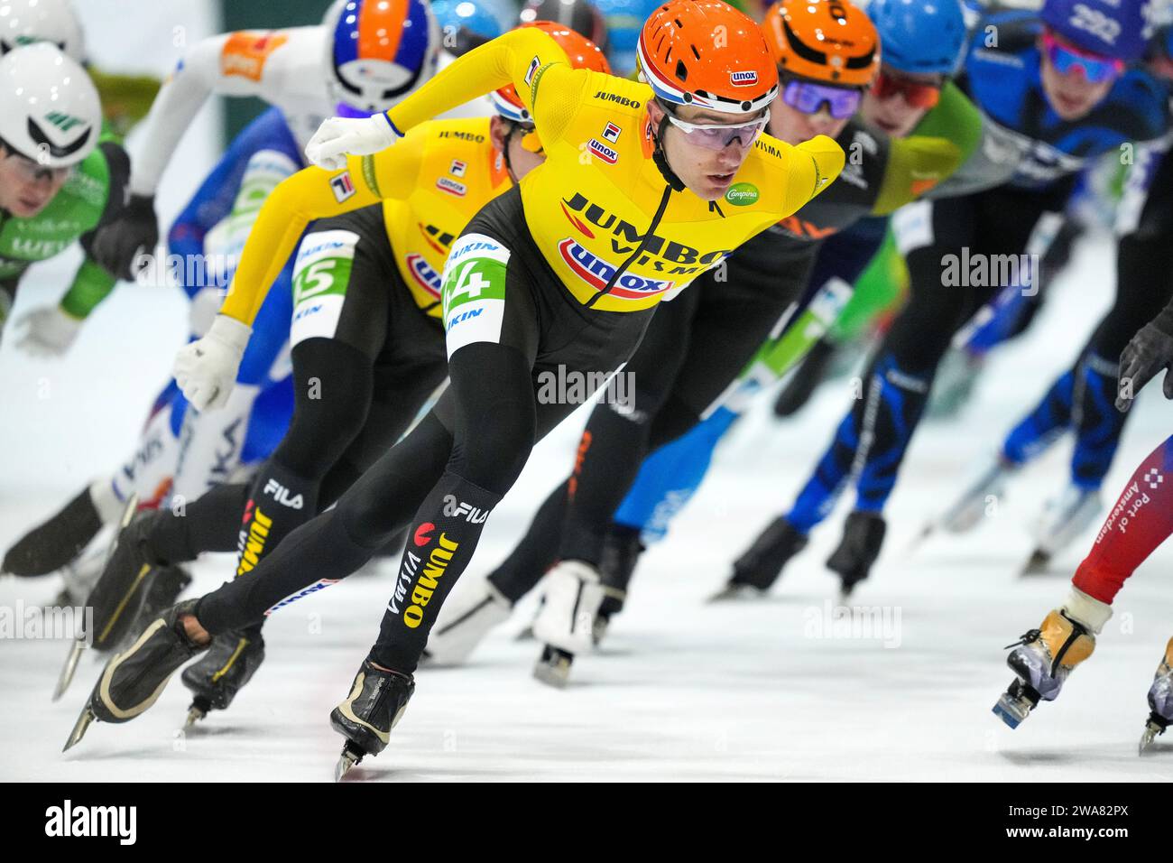 Leeuwarden, Netherlands. 01st Jan, 2024. LEEUWARDEN, NETHERLANDS ...