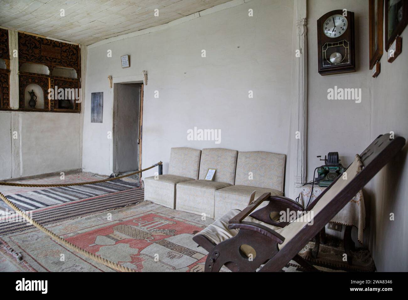 29 September, Karimabad, Pakistan. One of the rooms inside interior in ...