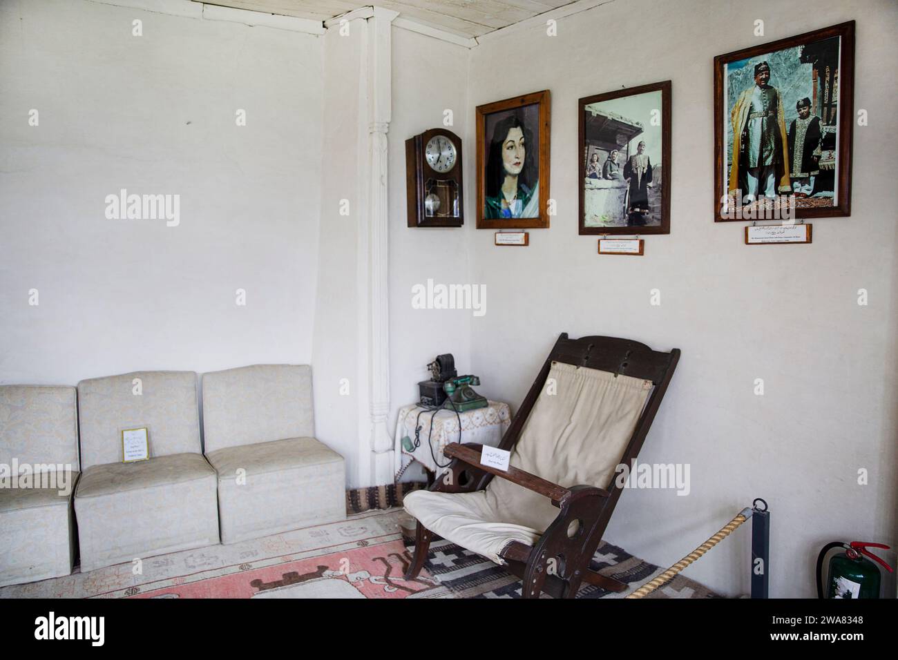 29 September, Karimabad, Pakistan. One of the rooms inside interior in ...